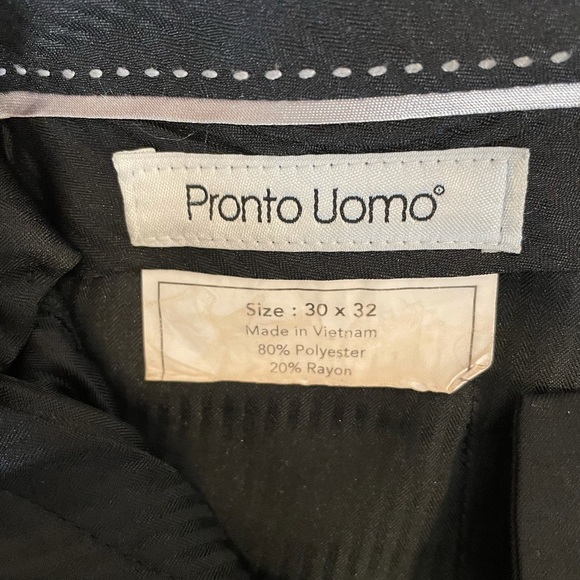Pronto Uomo | Pants | Pronto Uomo Black Slacks | Poshmark